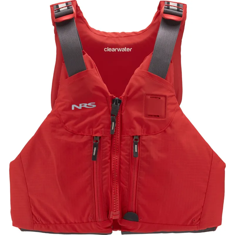 NRS Clearwater Mesh Back High Floatation Buoyancy Aid Red