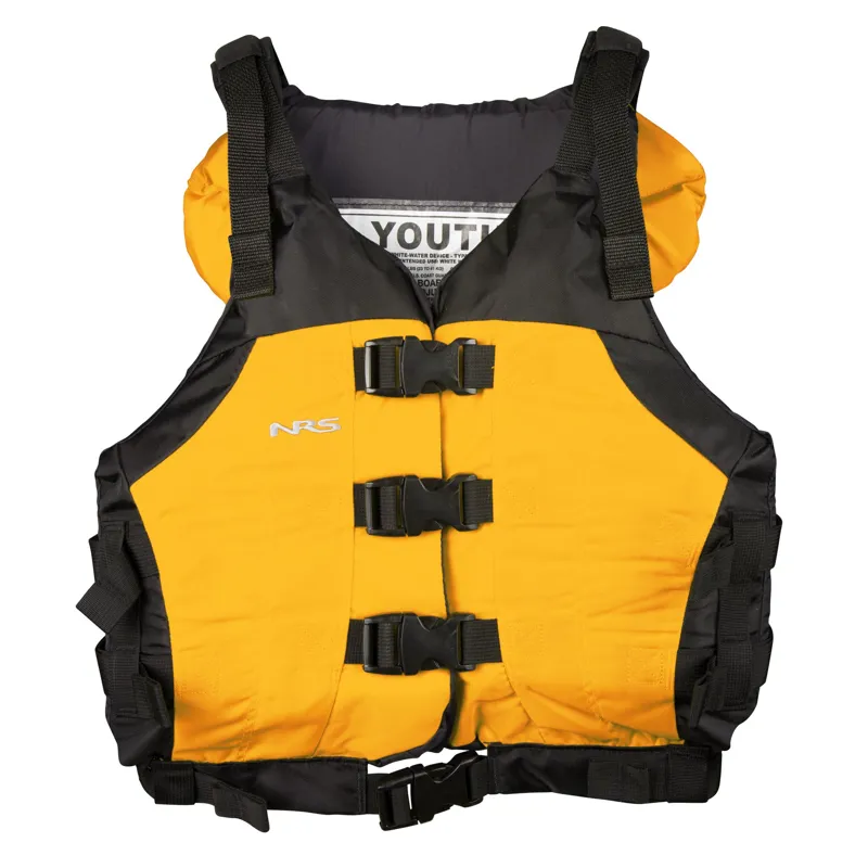 NRS Big Water V Youth Rafting PFD with Collar high floatation