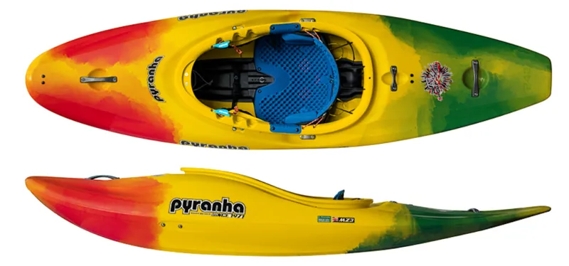 Pyranha Firecracker 242 Down River Kayak in Stout 2 Custom Colour