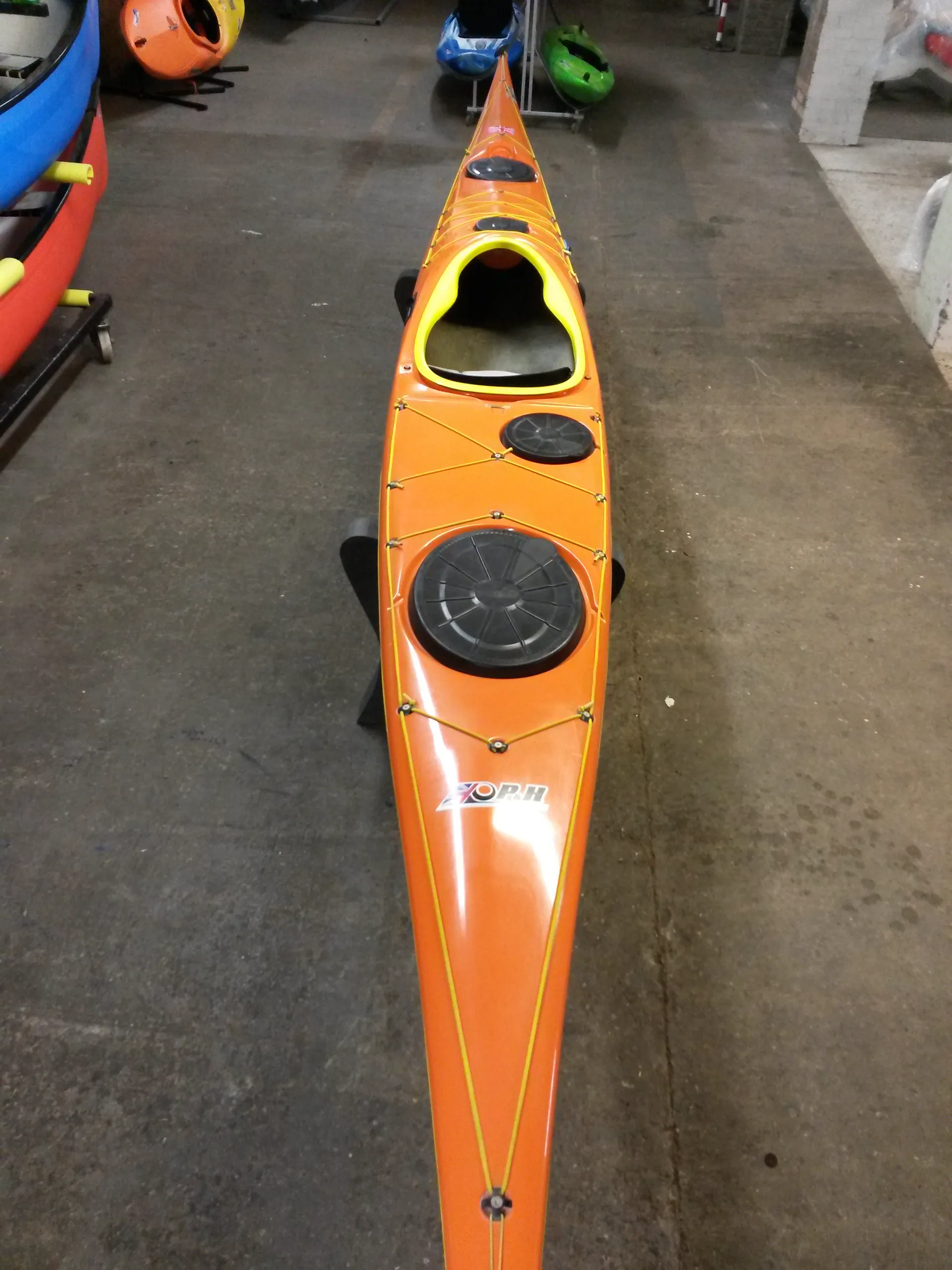 Ex Demo P and H Classic Cetus Sea Kayak in Full Carbon Kevlar