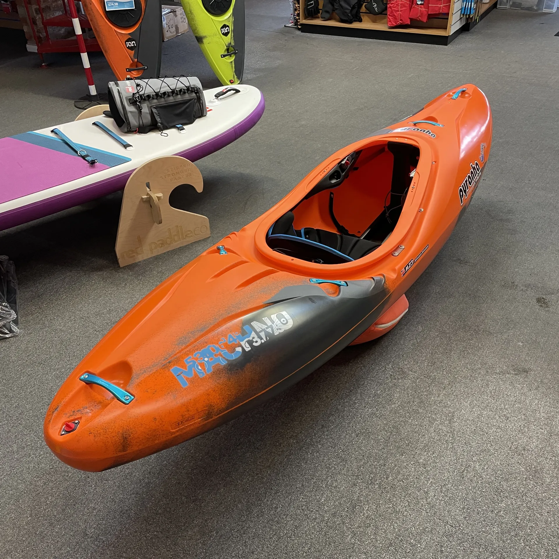 Pyranha Kayaks Machno Large Whitewater Kayak Factory 2nd