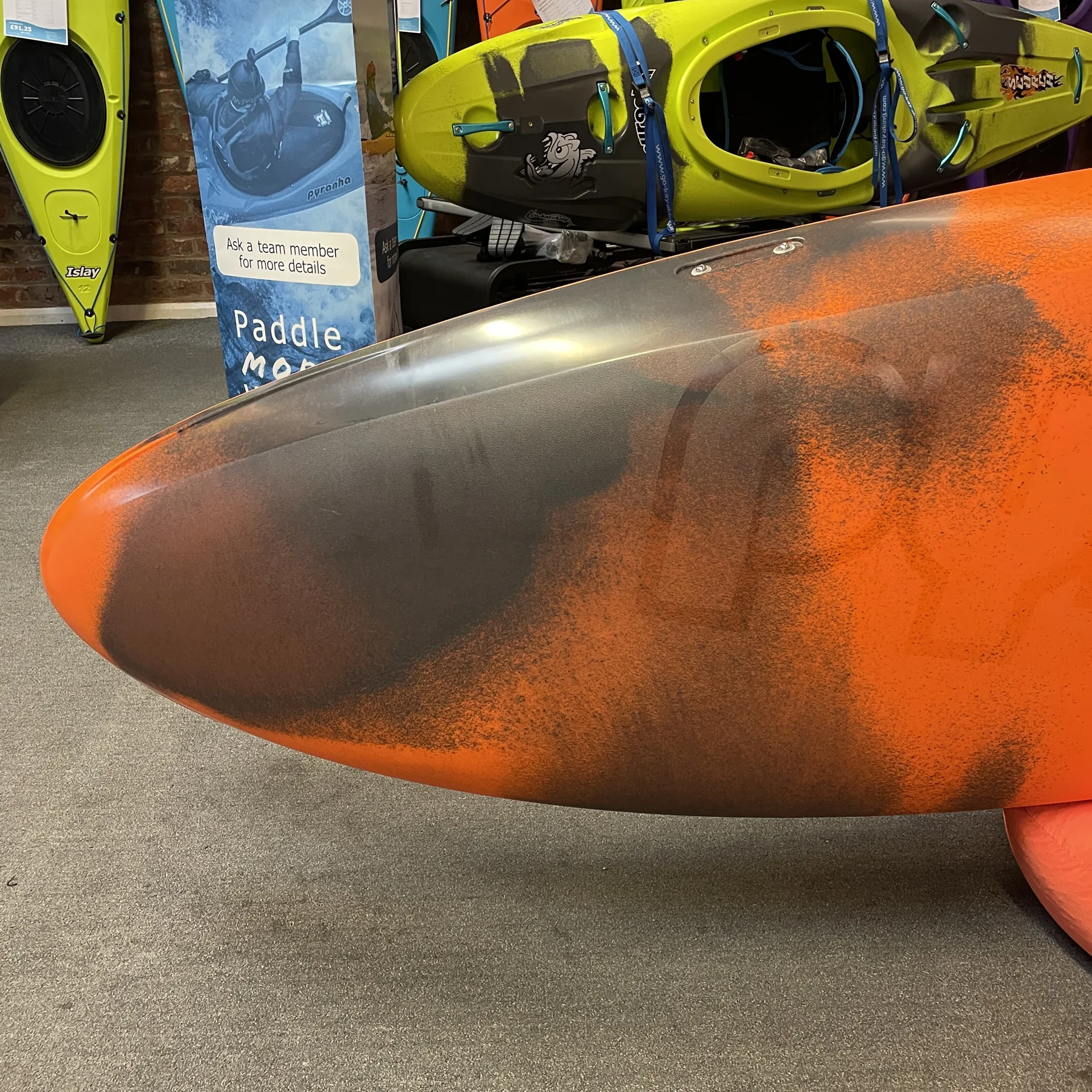 Pyranha Kayaks Machno Large Whitewater Kayak Factory 2nd