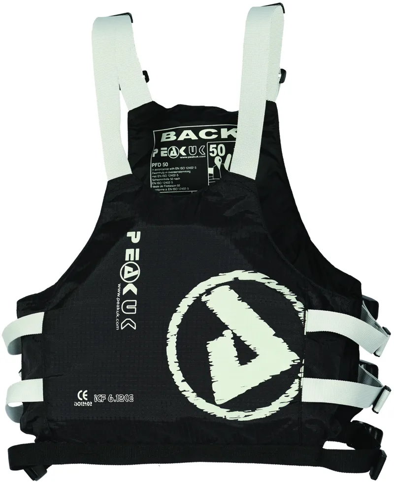 2017 Peak UK Racer Pro Buoyancy Aid Black