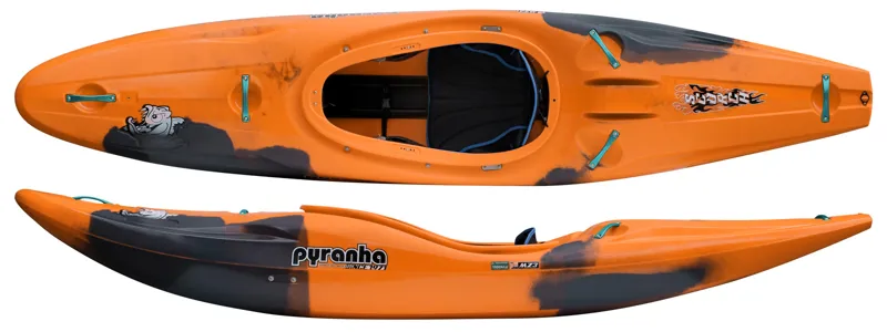 Pyranha Kayaks Scorch X 10ft Whitewater Kayak in Fire Ant Orange