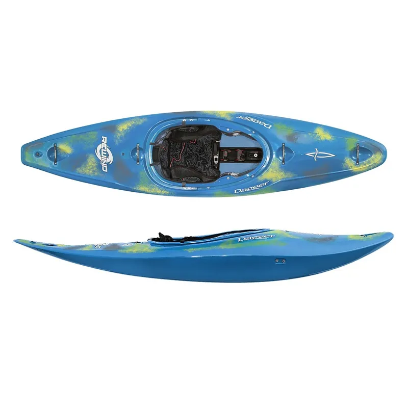 Dagger Kayaks Rewind Half Slice in Creek Spec Borealis